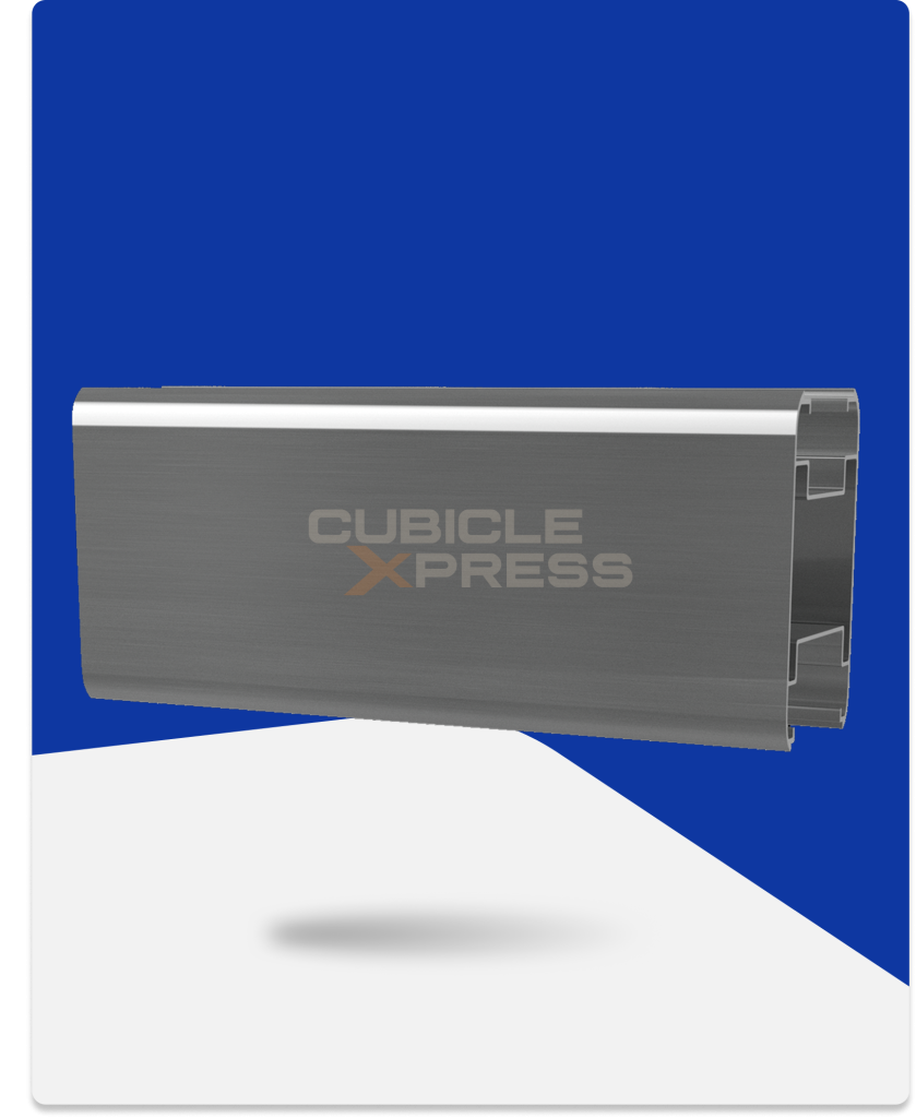 ALU Top Rail - Cubicle Xpress