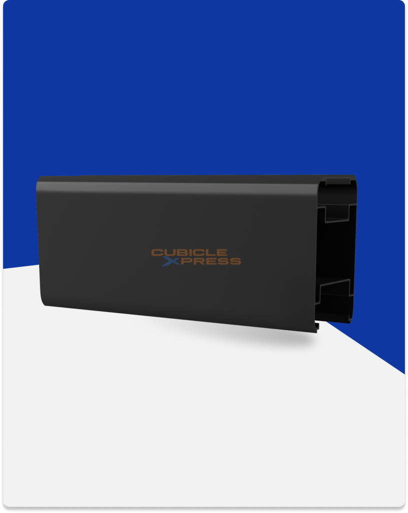 ALU Top Rail - Cubicle Xpress