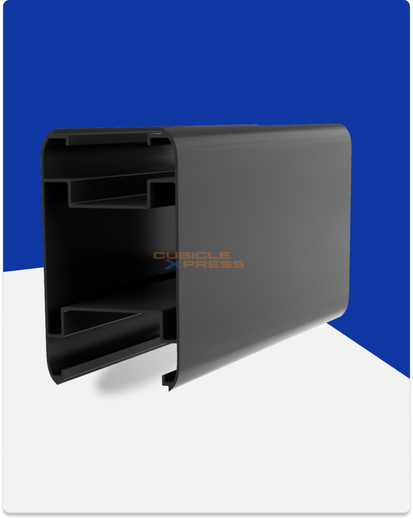 ALU Top Rail - Cubicle Xpress